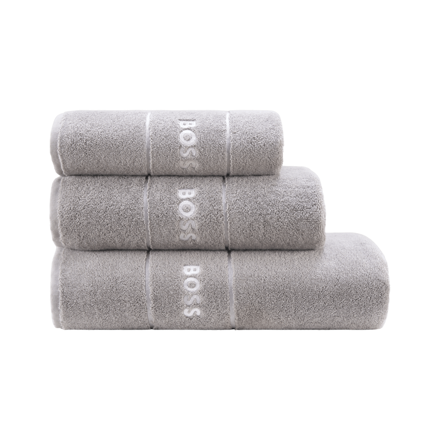 Jogo 2 peças Banho e Rosto Plain Hugo Boss Home Concreto - LCL Home