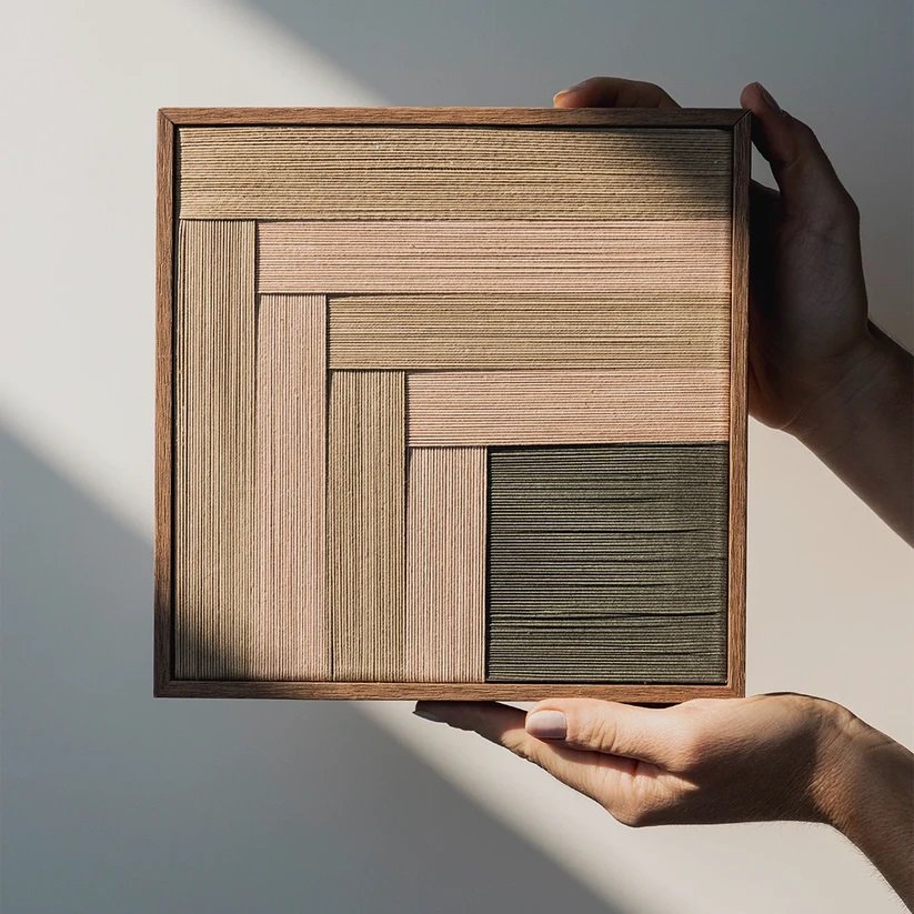 Quadro Planos Cactos Estúdio Vik 20 x 20 cm - LCL Home